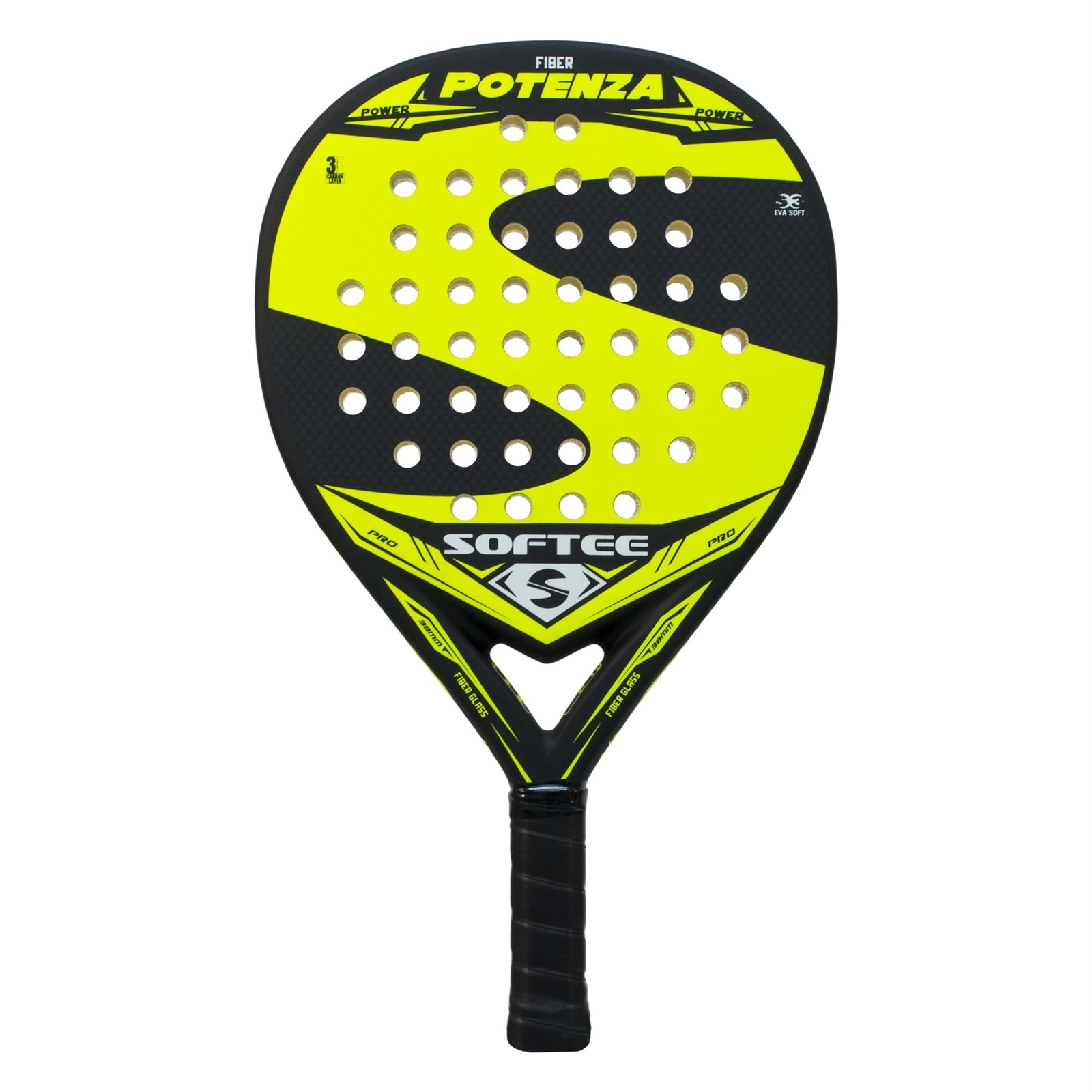 Softee Potenza Fiber | Padelracket → Stort bra urval!