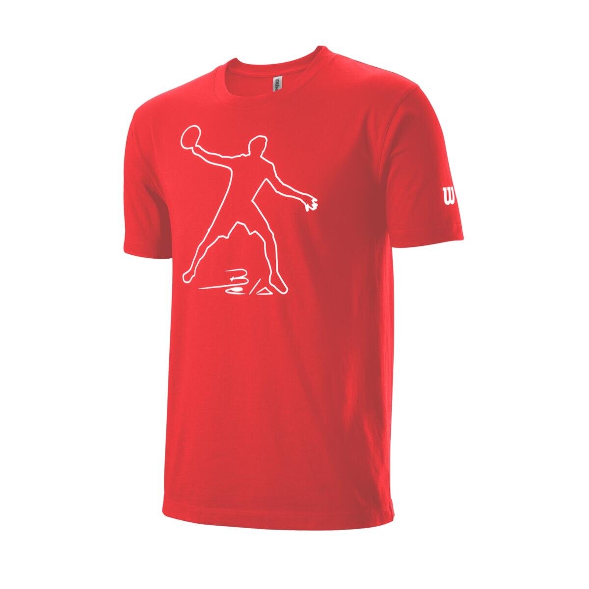 Wilson Bela Tech Tee Infrared | Padel Herr T-shirt