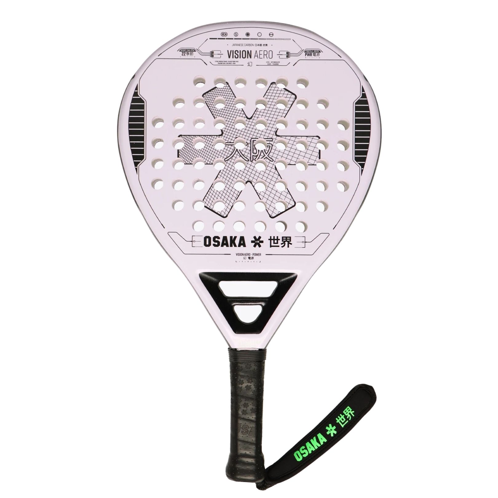 Osaka Vision Aero Power | Padelracket → Massor av kraft