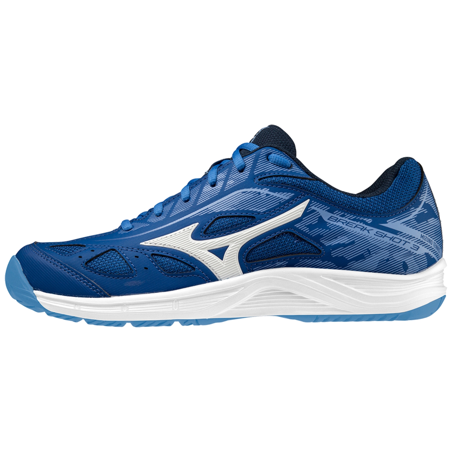 Mizuno Breakshot 3 AC True Blue/White - PadelXpert