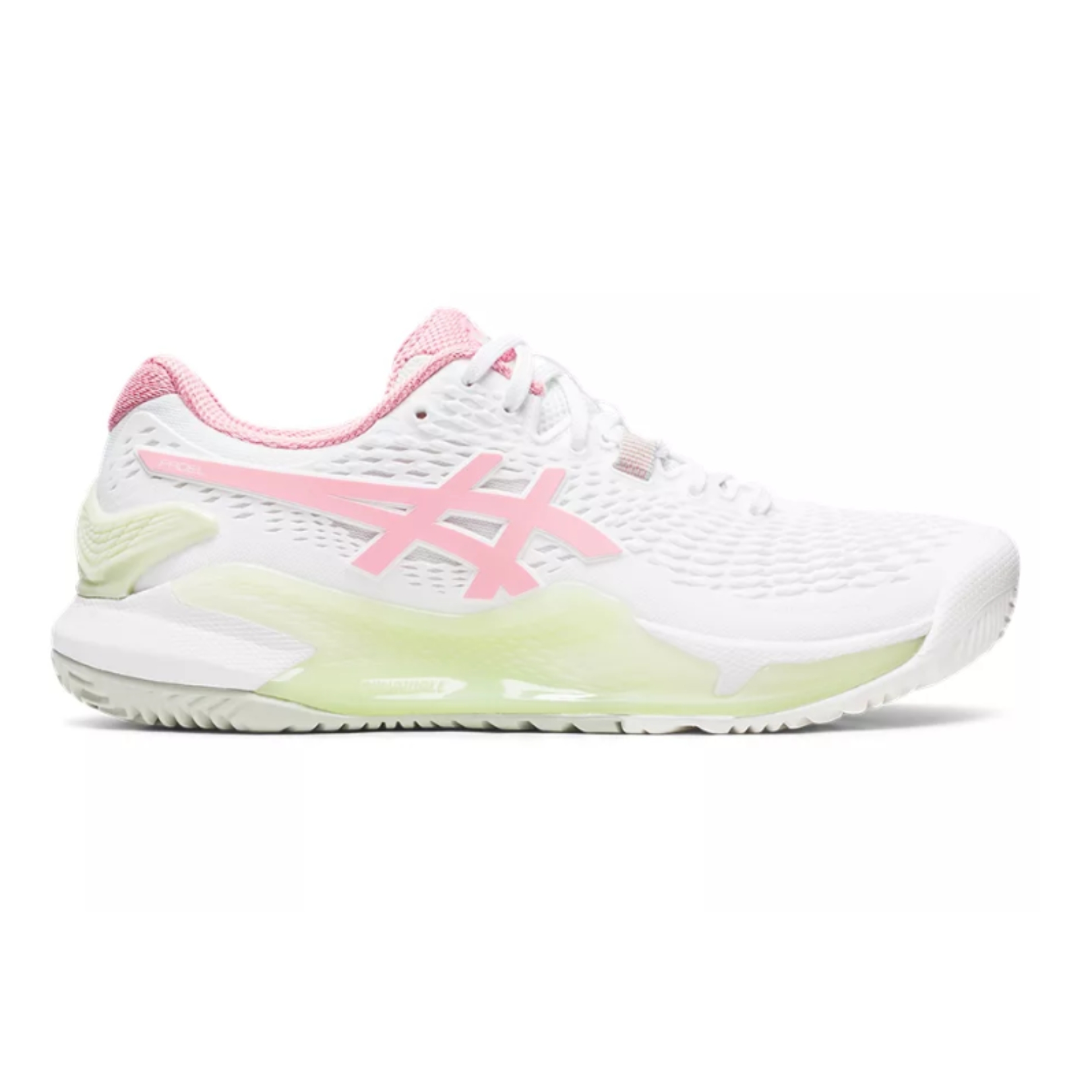 Asics Gel-Resolution 9 Padel Women White/Fruit Punch - PadelXpert