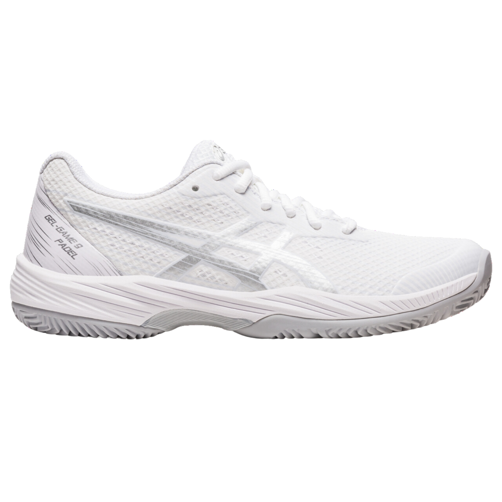 Asics Gel-Game 9 Padel Women White/Pure Silver - PadelXpert