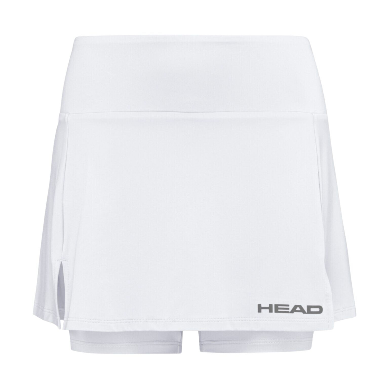 Head Club Basic Skort Girls White | Junior Padelkjol!