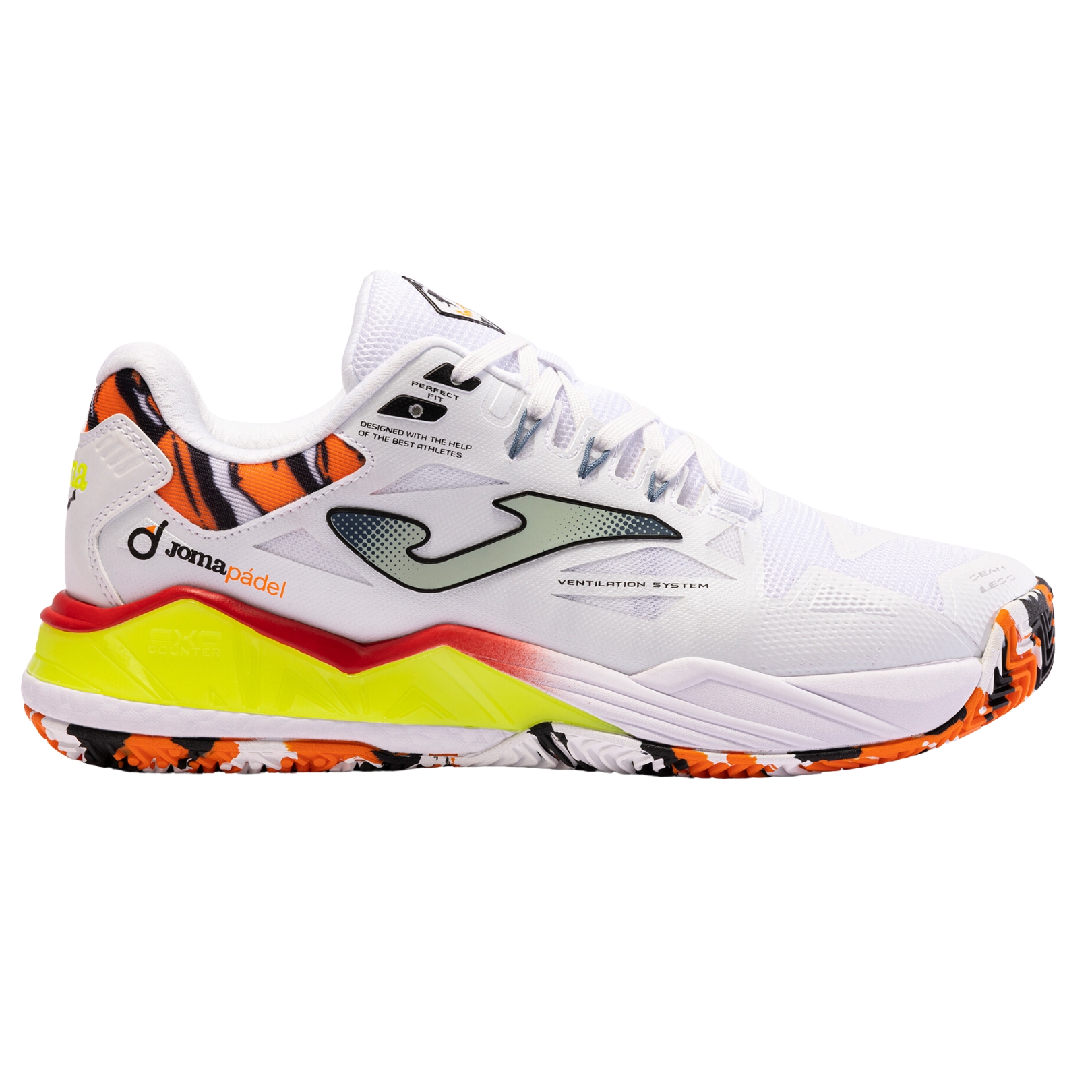 Joma T.Spin 2402 White | Joma Padelskor → Bra pris!