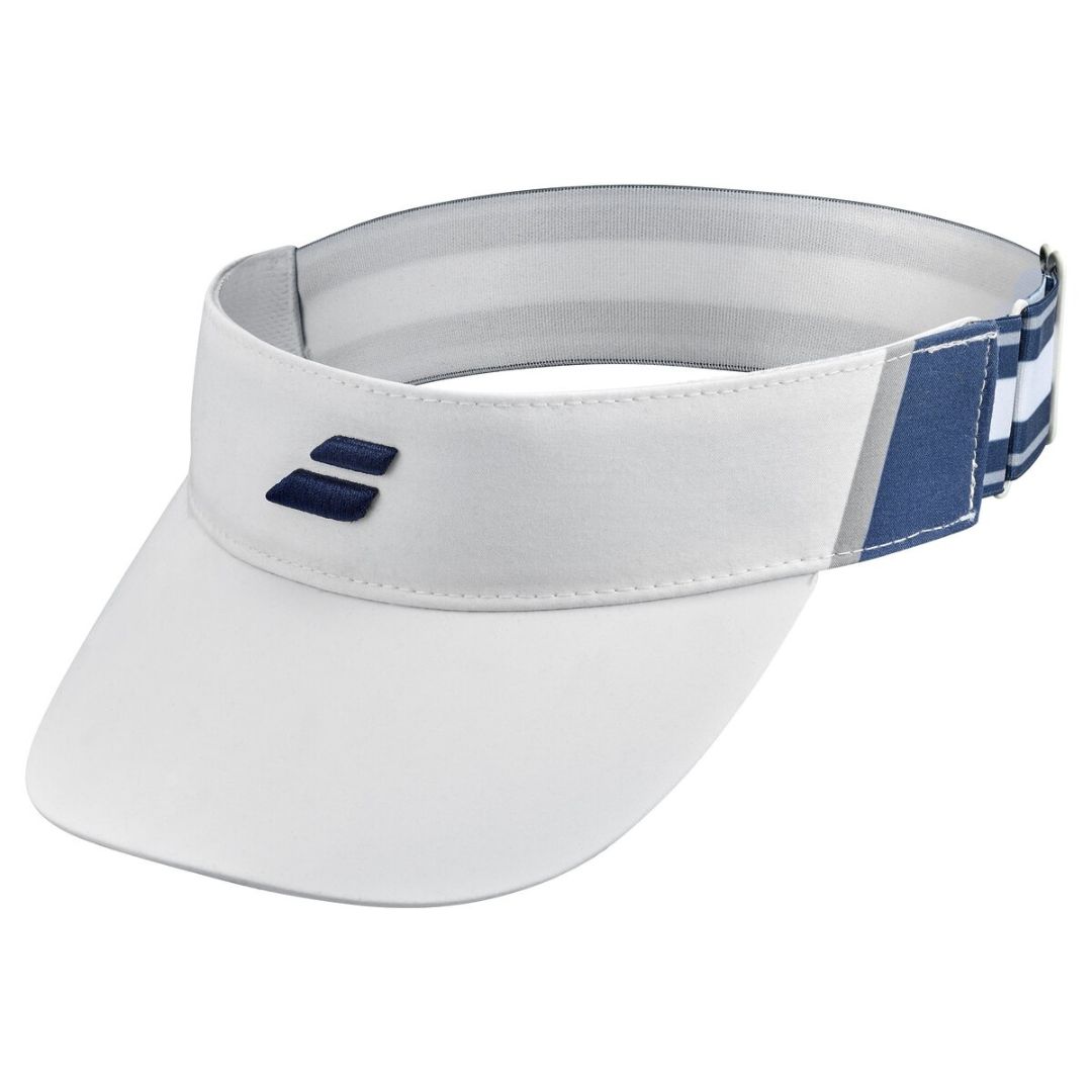 Babolat Elastic Visor White/Estate Blue - PadelXpert